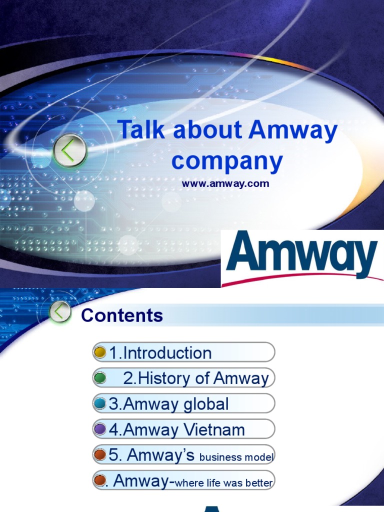 Overview of Amway's Global Business Model | PDF | Business | Vietnam