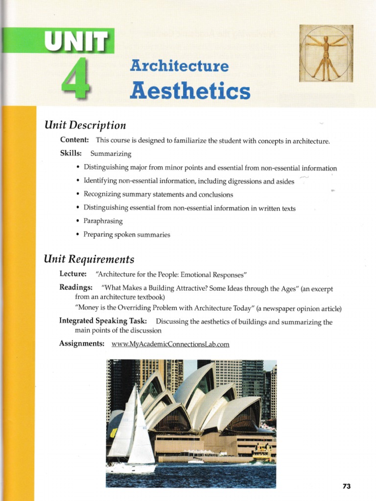 AC3 UNIT 04 Textbook | PDF | Aesthetics