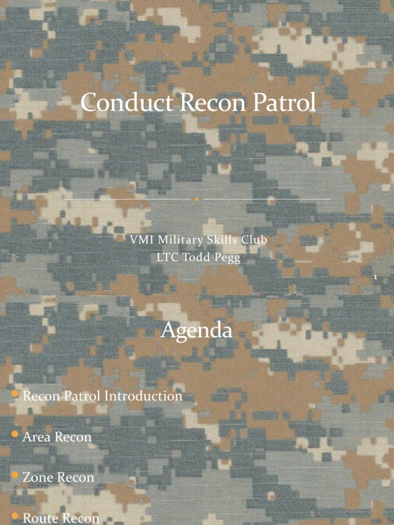 Conduct Recon | PDF | Reconnaissance | Military Science
