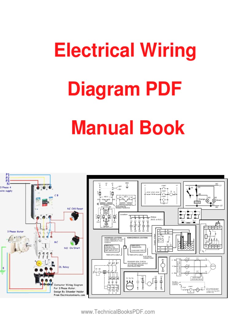 Electrical Wiring Diagram PDF Manual Book | Download Free PDF | Switch ...