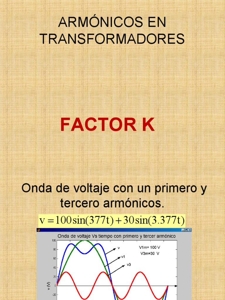 Factor K Pdf Transformador Armónico