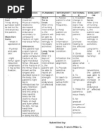 NURSING CARE PLAN Problem: Body Weakness Nursing Diagnosis: Impaired Physical | PDF | Nursing ...