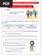 Ficha de Virreinato Del Peru para Segundo de Primaria | PDF