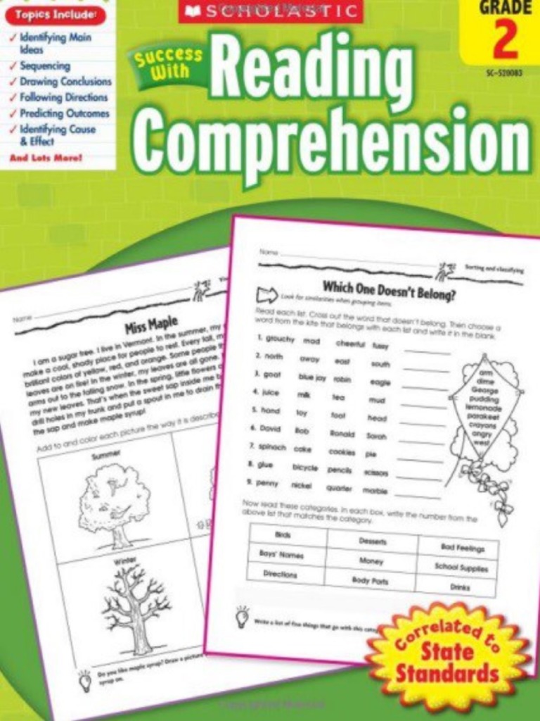 Success With Reading Comprehension. Grade 2 | PDF