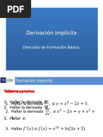 Ejemplos de Funciones Implícitas y Explícitas | PDF | Derivado | Función (Matemáticas)