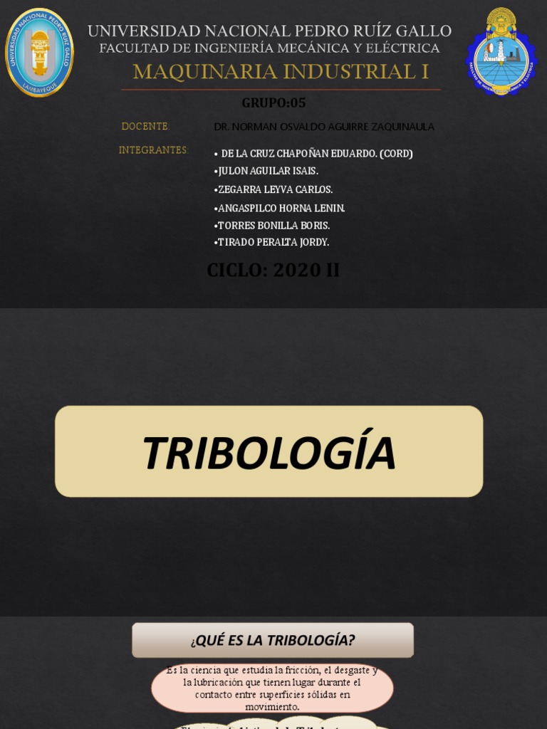 TRIBOLOGIA | PDF | Viscosidad | Fricción