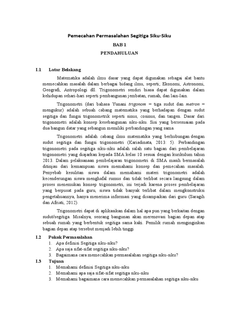 Solving Right Triangle | PDF | Metode & Bahan Ajar