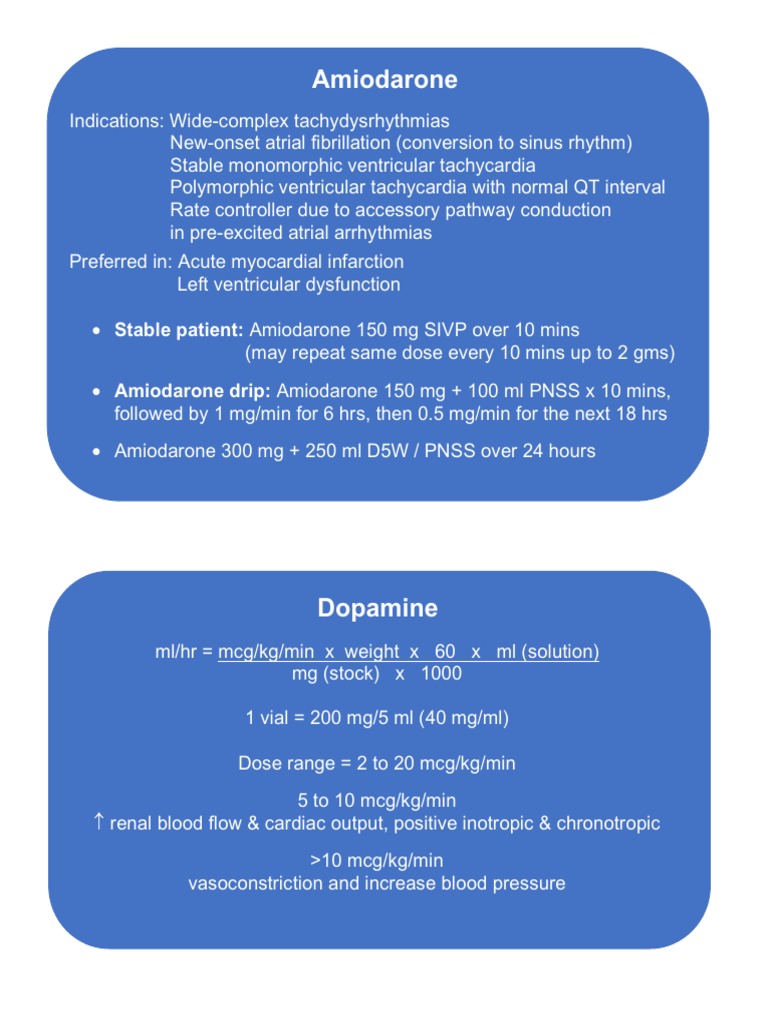DRIPS | PDF | Internal Medicine | Cardiovascular Physiology