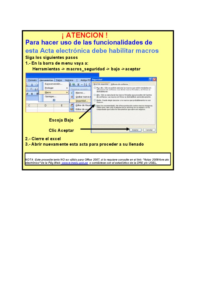 Acta Evaluacion Primaria 2009 (1) 1 | PDF | Microsoft Excel | Point and Click