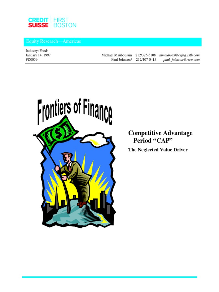 Competitive Advantage Period Cap | PDF | Cost Of Capital | Valuation ...