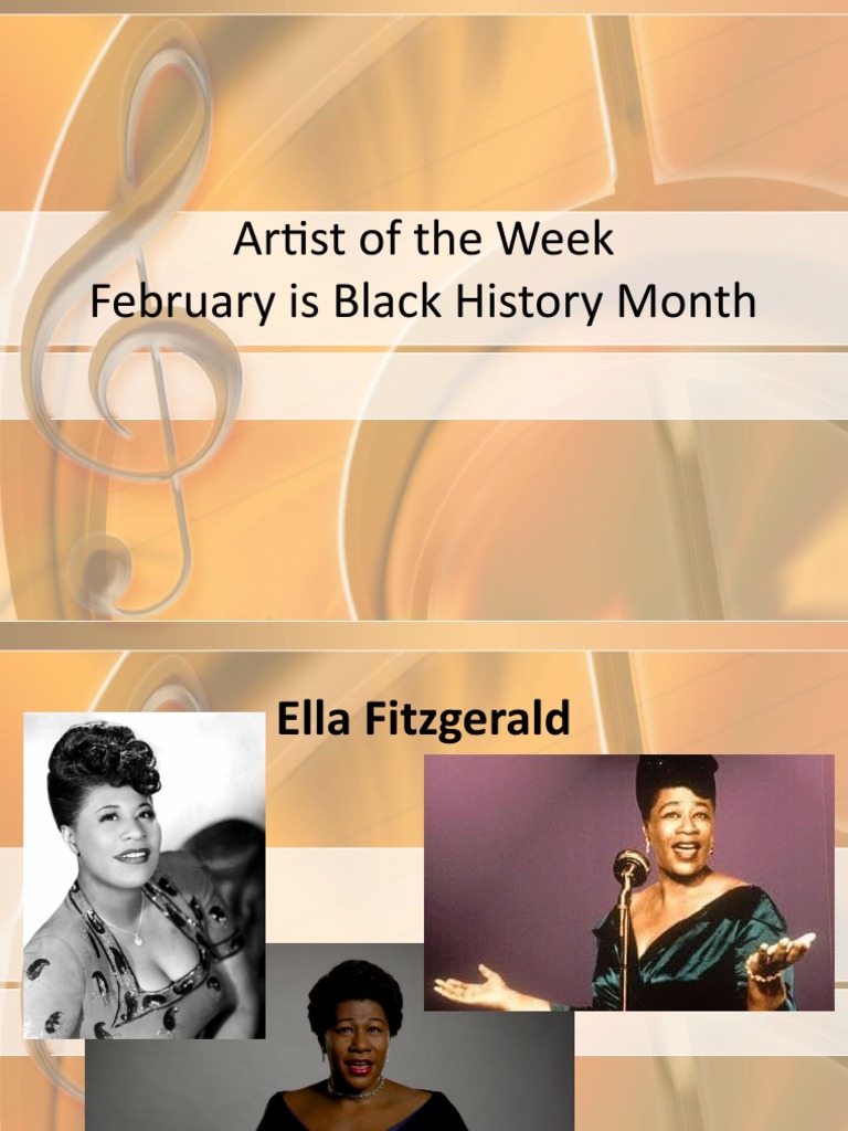 Ella Fitzgerald Powerpoint February 2021 | PDF | Art