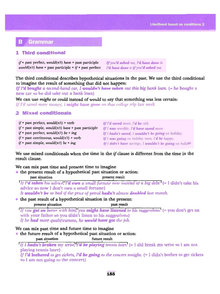 Cambridge Grammar For IELTS Conditionals 2 | PDF