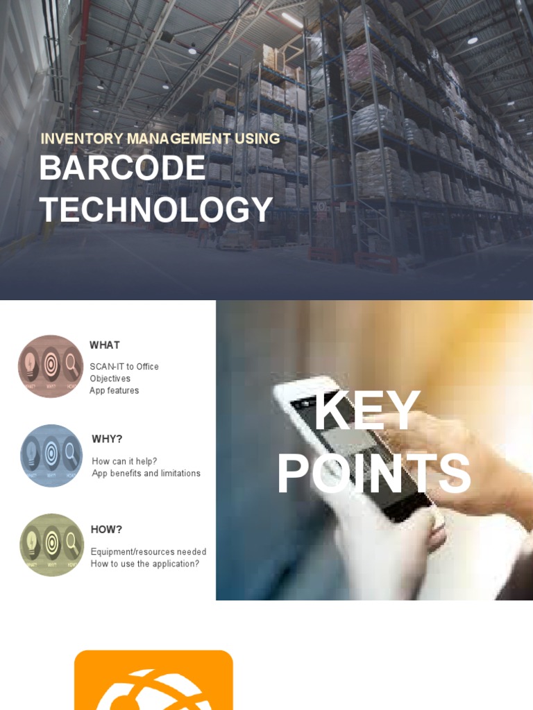 Inventory Management Using Barcode Technology | PDF | Barcode ...