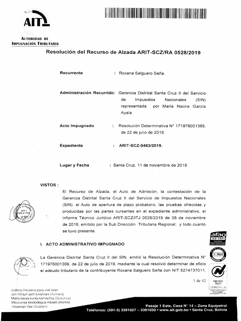 Arit SCZ Ra 0528 2019 | PDF