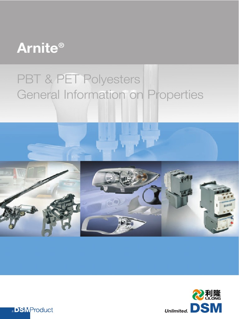 Processing Arnite PBT | PDF | Strength Of Materials | Creep (Deformation)