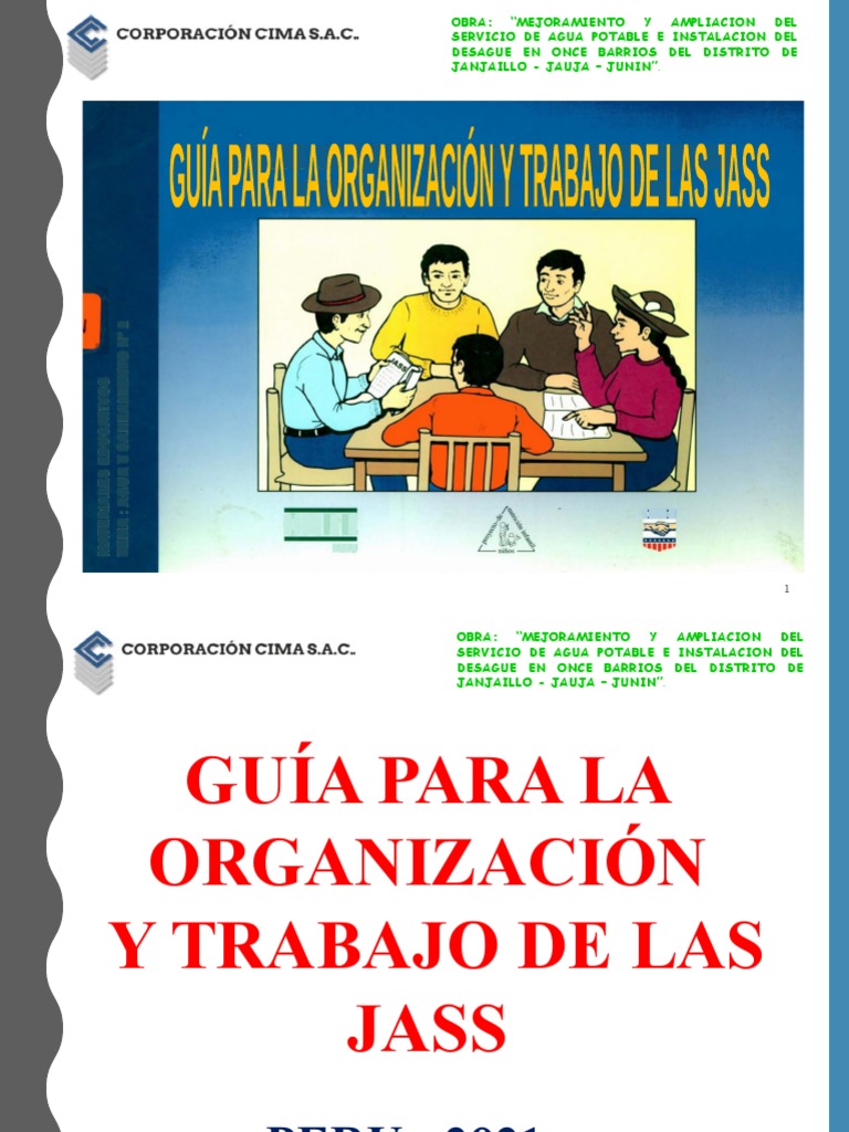 Guia para Organizacion y Trabajao de La Jass | PDF | Presupuesto ...