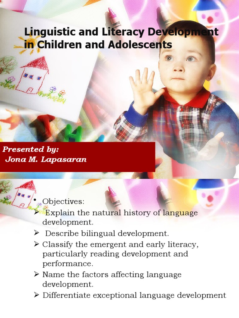 Linguistic and Literacy Development in Children and Adolescents | PDF ...