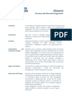 Glosario de seguros inglés-español | PDF | Reaseguro | Póliza de seguros