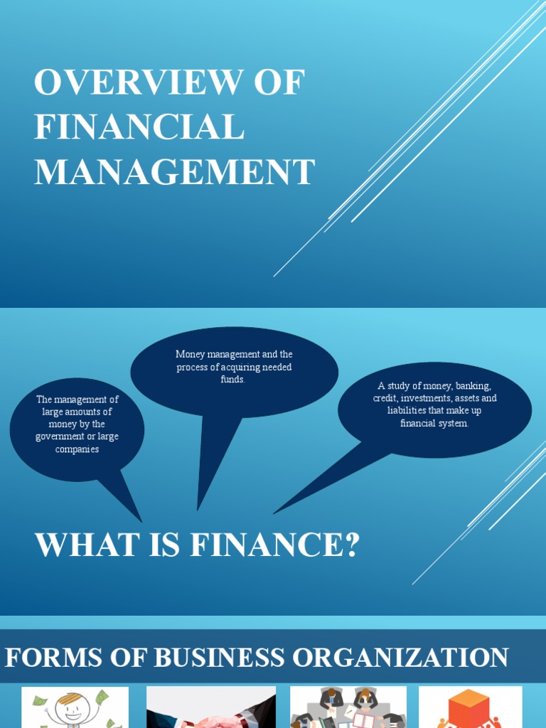 Overview of Financial Management | PDF | Corporations | Business