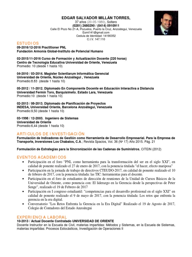 Edgar Millan 2017 | PDF | Presupuesto | Software