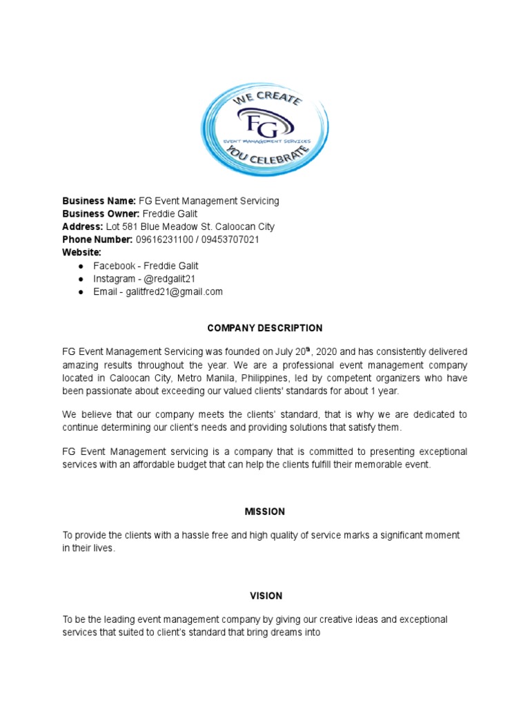 Sample of Business Proposal | PDF | Customer | Sales