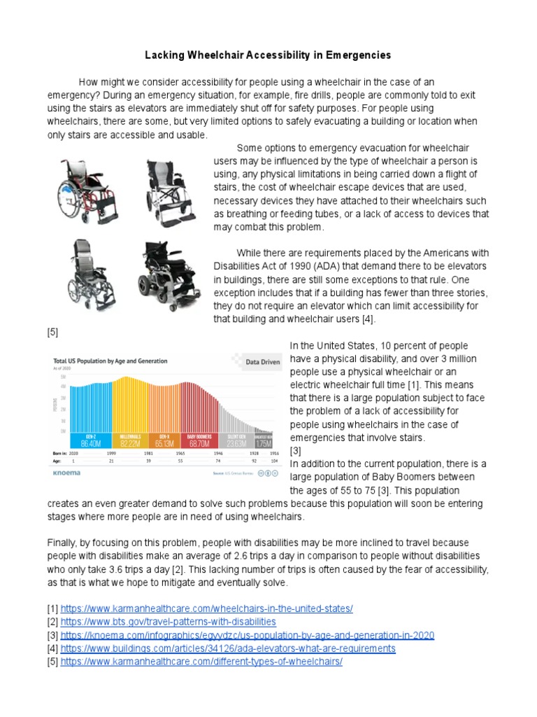 Final Project Assignment | PDF | Wheelchair | Accessibility