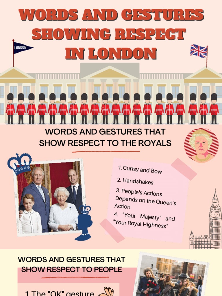 Words and Gestures Showing Respect in London | PDF