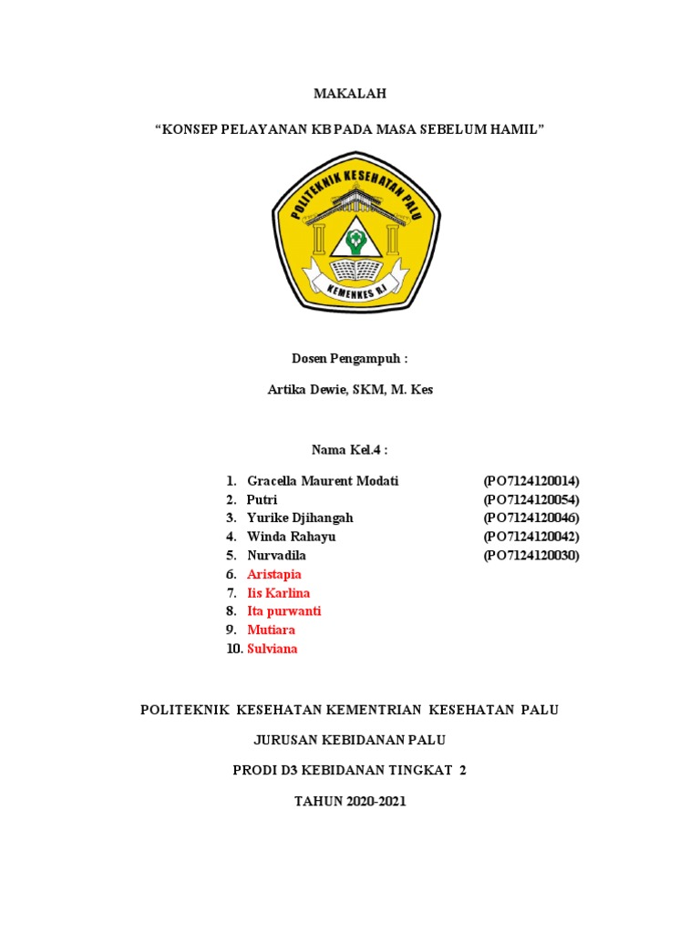 MAKALAH Kel.4 Prakonsepsi | PDF