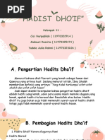 Pengertian Hadits Marfu', Mauquf, Maqthu | PDF