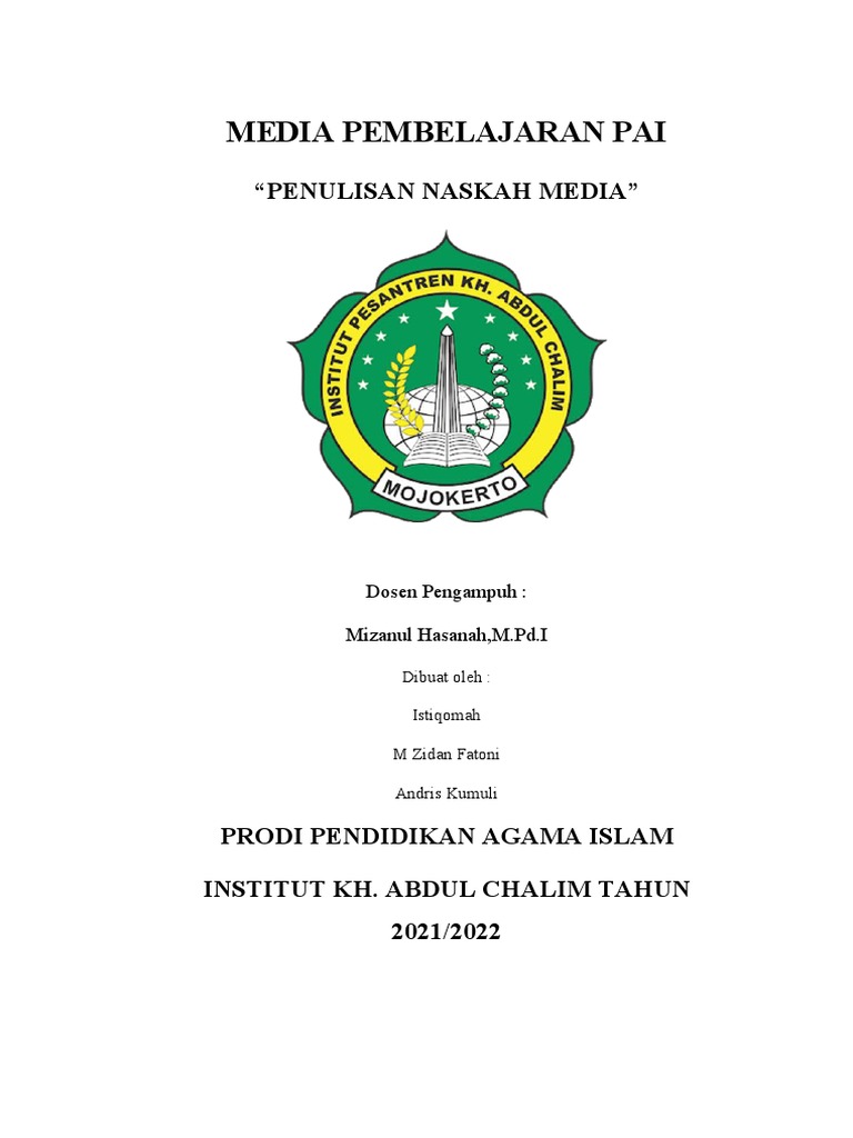 Makalah Penulisan Naskah Media (Kel 12 Iis, Zidan, Andris) | PDF