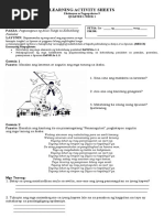 ESP 9 Supplemental Activities | PDF