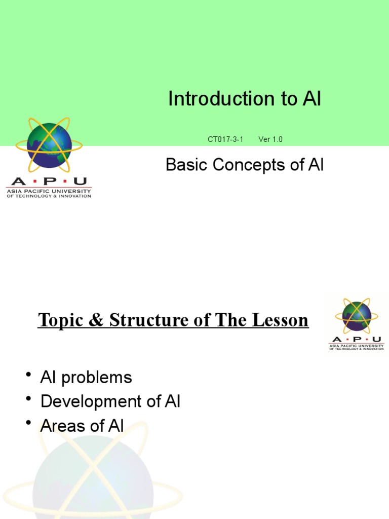 002 Basic Concepts of AI | PDF | Artificial Intelligence | Intelligence ...