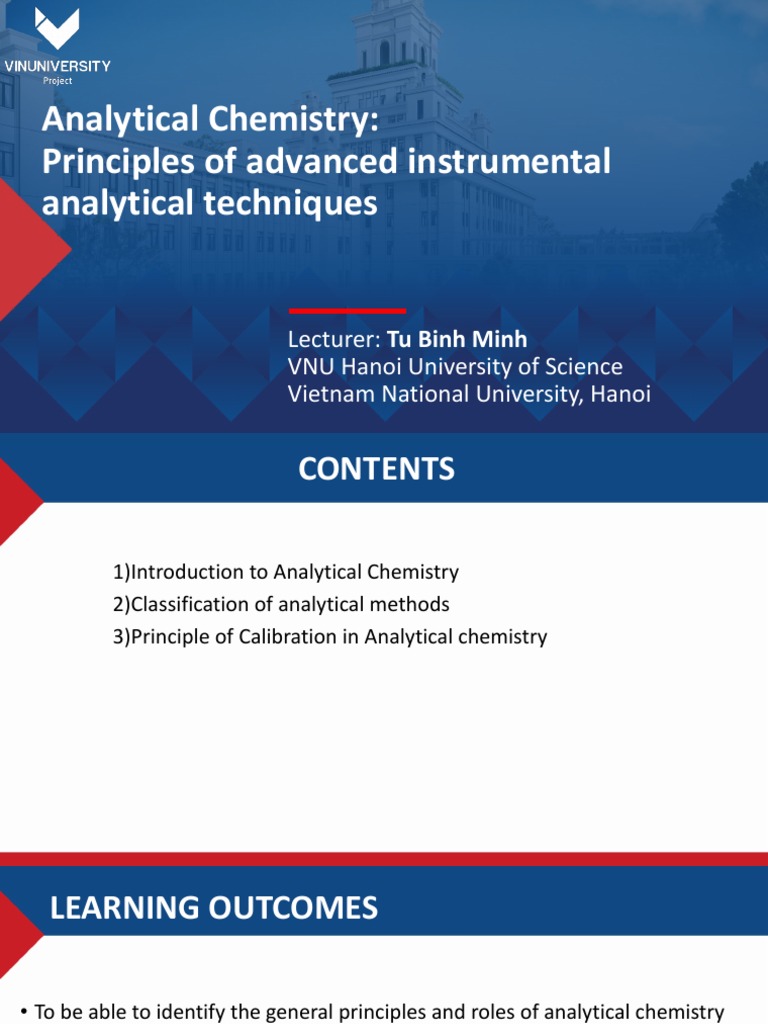 Advanced Instrumental Analytical Techniques | PDF | Spectrophotometry ...