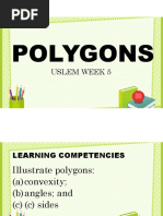 Summative Test 1 3rd Quarter Polygons | PDF | Polygon | Geometric Shapes