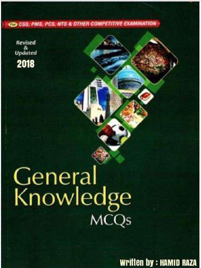 General Knowledge MCQ For NTS-1 | PDF | Equator | Atmosphere Of Earth
