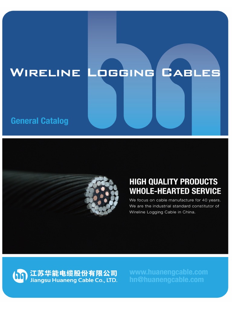 HUANENG Catalog-Wireline Logging Cable-Huaneng | PDF | Insulator ...
