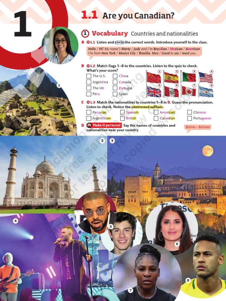 English ID 1 - 2nd Edition - Students Book SU | PDF | Adjective ...