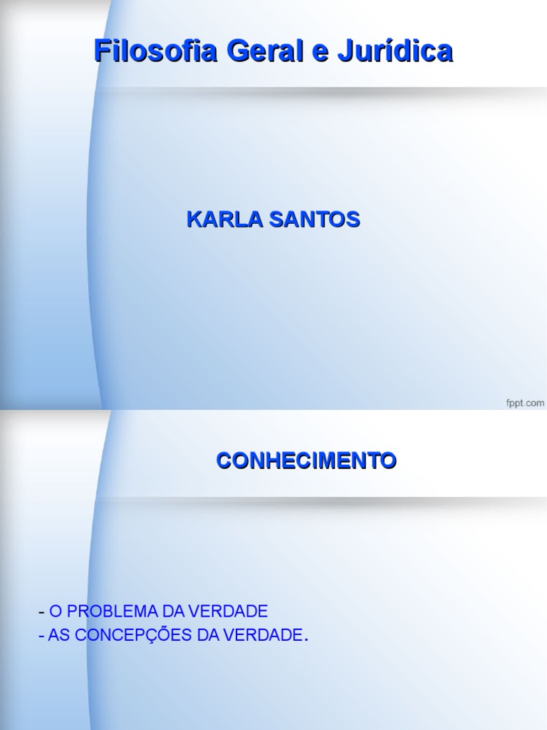 Conhecimento e Verdade na Filosofia | PDF | Verdade | Conhecimento