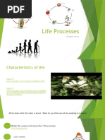 The Seven Life Processes | PDF
