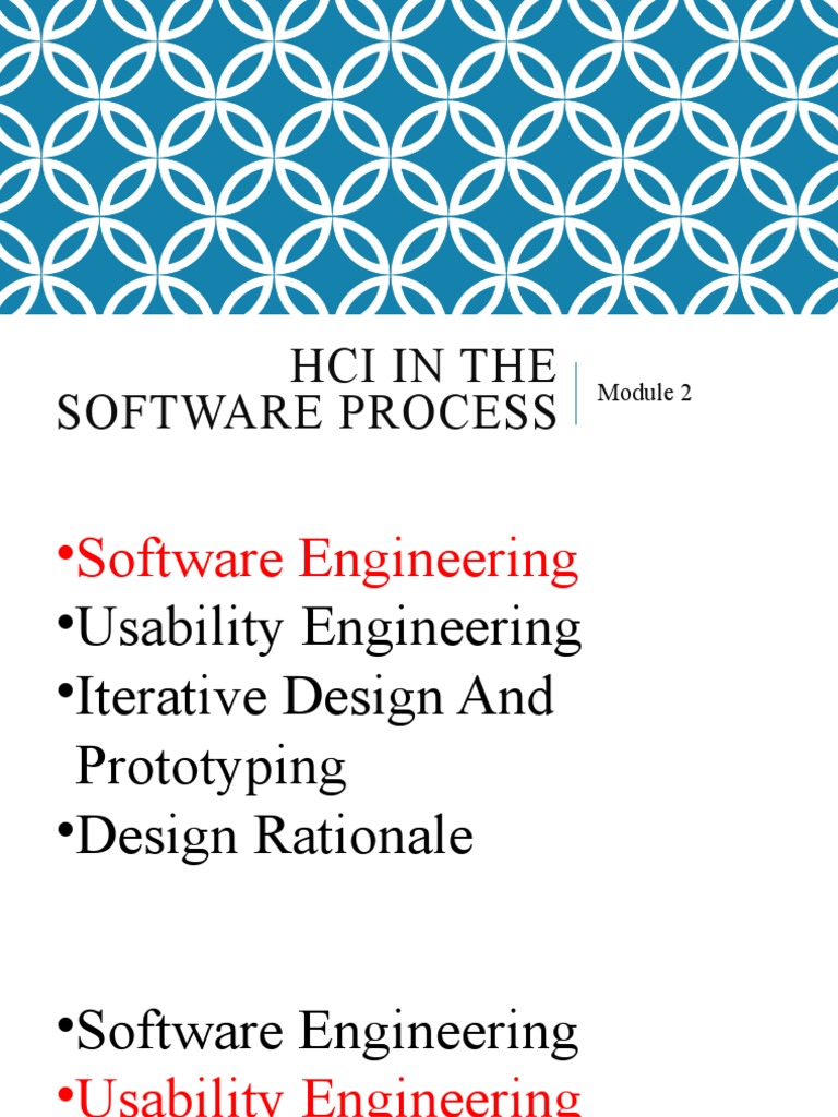 Lesson 4 HCI in The Software Process | PDF | Usability | Software Prototyping