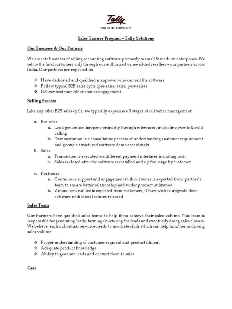 Management Trainee Exam Insights | PDF | Sales | Market (Economics)