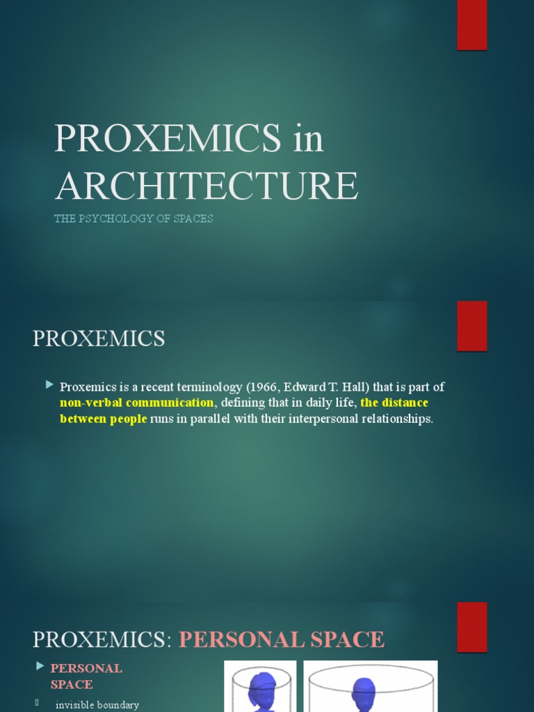 Proxemics in Architecture: The Psychology of Spaces | Download Free PDF ...