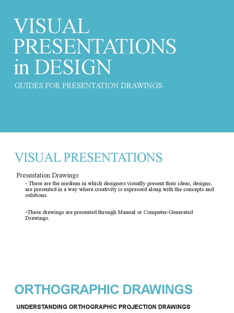 Visual Presentations in Design: Guides For Presentation Drawings | PDF ...