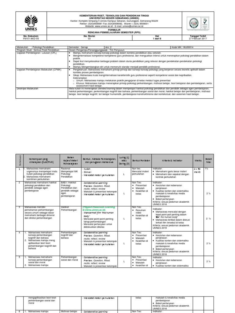 Psikologi Pendidikan | PDF | Karier & Perkembangan