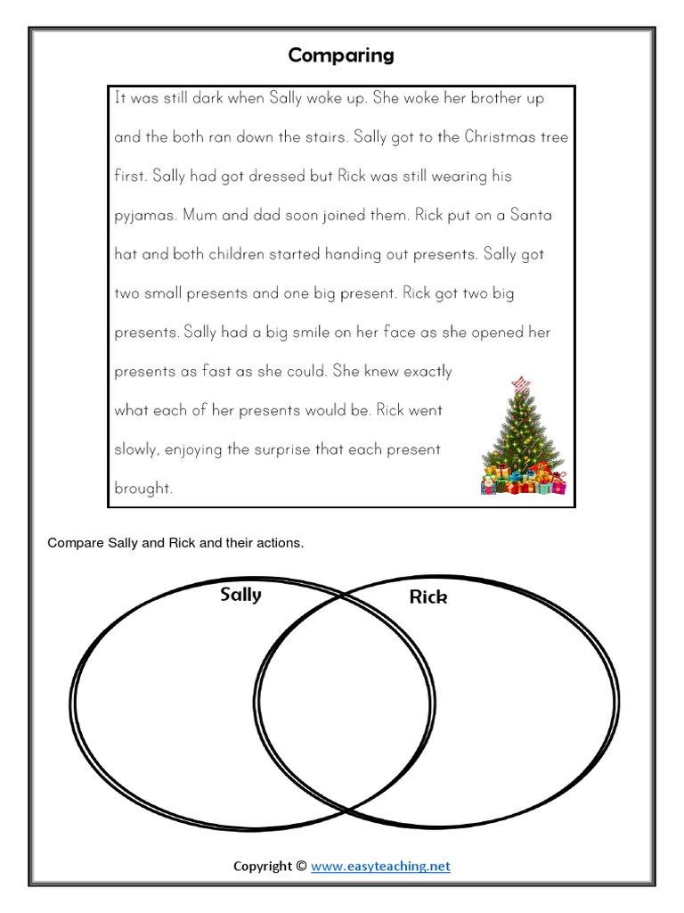 Comparing Early Venn Christmas | PDF
