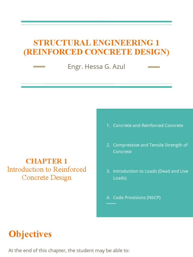 Chapter 1 - Introduction To Reinforced Concrete Design | PDF | Concrete ...