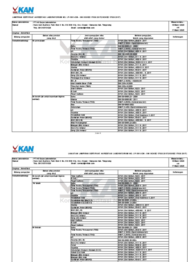 Lp-1391-Idn - Amd 2020 - Lamp Sertifikat Kan | PDF