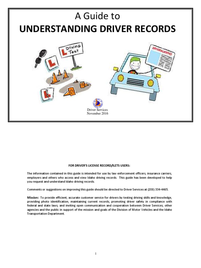 Understanding Driver Records: A Guide To | PDF | Debit Card | Credit Card