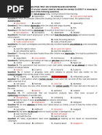 Practice Test in Identifying Errors | PDF