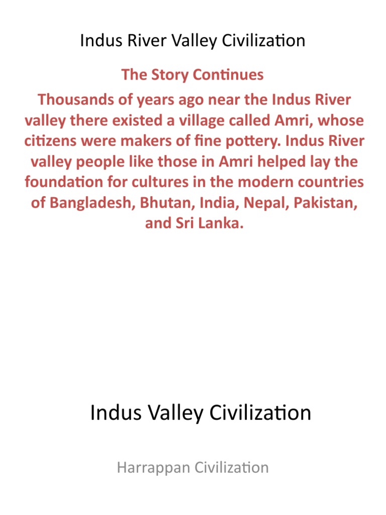 Indus River Valley Civilization | PDF | Social Science